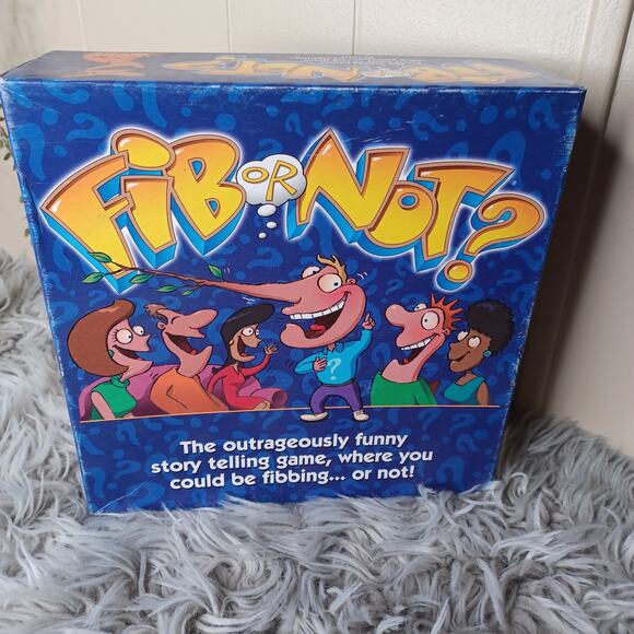 Games | Vintage 201 Fib Or Not Story Telling Board Game | Poshmark